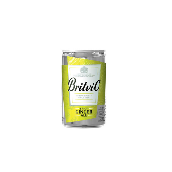 Agua Ginger Ale Britvic lata x 150 ml.
